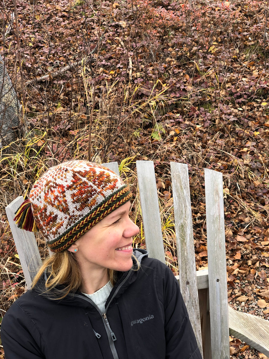 Autumn Leaves Hat - Sisu Pattern – Sisu Designs Yarn Shop
